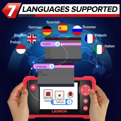 China 2024 Nieuw - LAUNCH X431 CRP123 V2.0 Autodiagnostische hulpmiddelen Auto OBD2 ABS SRS Airbag Motor AT Autodiagnostische scanner Gratis Te koop