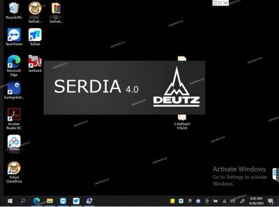 China Ervaar naadloze diagnose met Deutz SerDia4.0 V16.0.0 Ondersteuning van meerdere talen Te koop