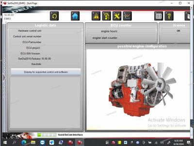 China Deutz Serdia2010 tegen.14.1.9.3 met USB-dongle Engelse taal DEUTZ KIT DECOM Communicator Te koop