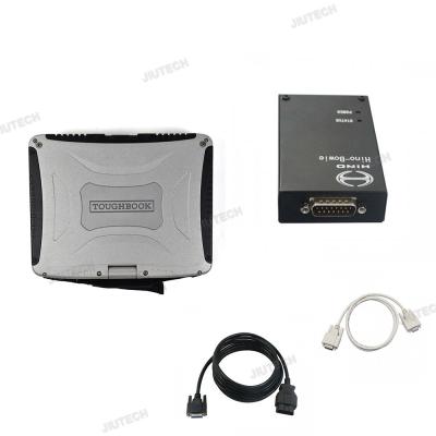 중국 히노 트럭 발굴기 진단 스캐너 전자 시스템 문제 해결 도구 CF19 노트북 판매용