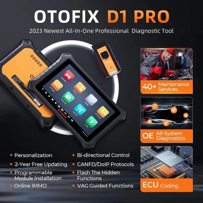 Cina OTOFIX D1 PRO Strumenti diagnostici Bluetooth Scanner diagnostico ECU codifica controllo bidirezionale 2 anni Spedizione gratuita OB2 in vendita