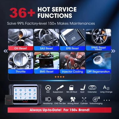 Cina Autel MaxiCOM MK808KBT PRO OBD2 Scanner Automotivo Strumento di scansione diagnostica per auto MK808K-BT OBD 2 Lettore di codice Codifica chiave attiva in vendita