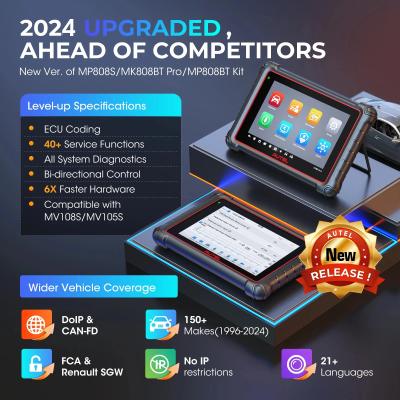 중국 오텔 맥시프로 MP900E MP900 E OBD2 스캐너 진단 도구 MP808 BT PRO MS906의 양방향 키 코딩 판매용