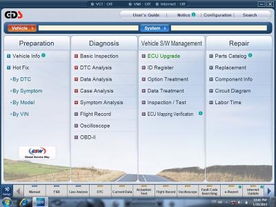 Chine Version de logiciel de GDS VCI pour Kia E-H-03-12 et pour Hyundai E-H-03-11 à vendre