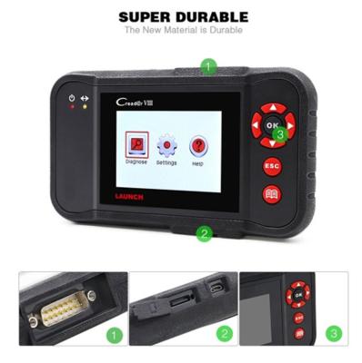 China Creader VIII 8 LAUNCH Official Professional full obd2/eobd code reader Scanner Creader VIII 8 diagnostic Engine/ABS/SRS/ for sale