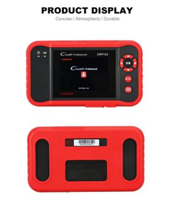 China launch Creader professtional CRP 123 OBDII Code Reader Scanner 3.5' TFT LCD dIsplay CRP123 Scan tool free upgrade no Lim for sale