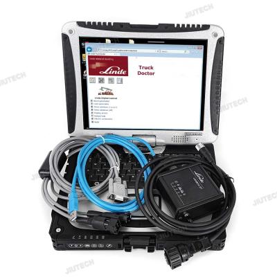 Китай Диагностический инструмент Linde Canbox BT с ноутбуком CF19 для погрузчика продается