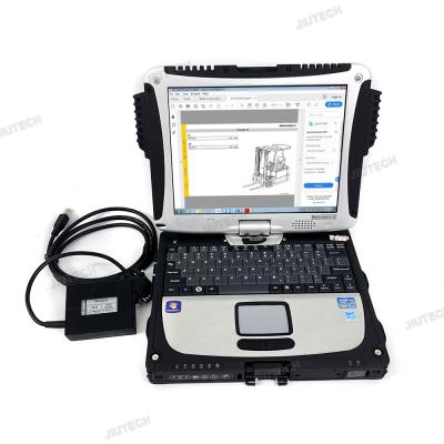 China forklift diagnostic tool scanner for judit incado box diagnostic kit jungheinrich judit 4+CF19 laptop incado jeti et sh for sale
