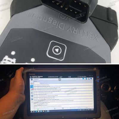 China OEM MB Star C6 DOIP Multiplexer VCI SD Connect XENTRY VCI Diagnosetool mit Getac F110 Tablet zu verkaufen
