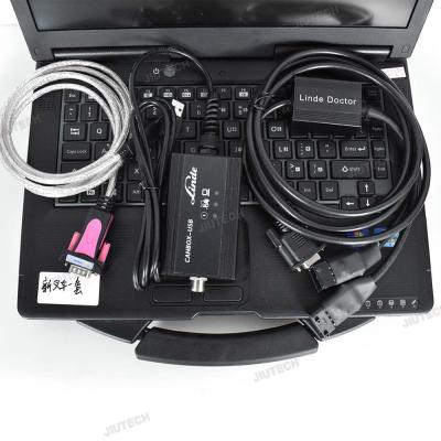 Chine Linde Canbox Doctor Forklift Diagnostic Tool With Linde Pathfinder Forklift Diagnosis Scanner Software With CF53 Laptop à vendre
