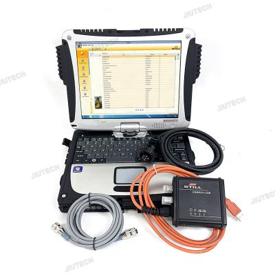 중국 CF19 노트북+포크리프트 스캐너 도구 8.21 Still STEDS CANBOX 2 50983605400 인카도 Can Bus With Software For Still 진단 도구 판매용