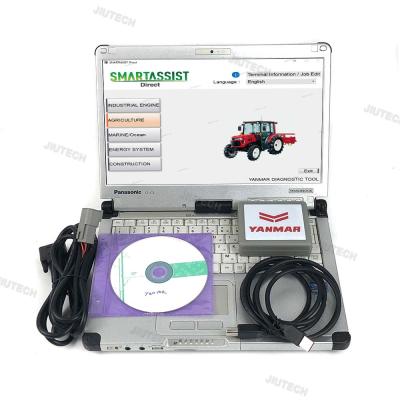 Cina Per Yanmar Strumento diagnostico YEDST con CFC2 Laptop Motore diesel Yanmar Escavatore trattore Generatore marino Strumenti diagnostici in vendita