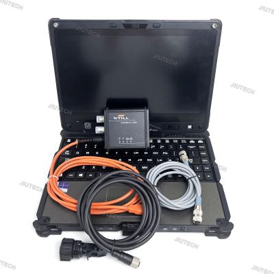 中国 StillフォークリフトCanbox 50983605400診断ケーブル Still Box Can Bus Line Still CANBOX 2診断ツール、Getac V110ラップトップ付き 販売のため