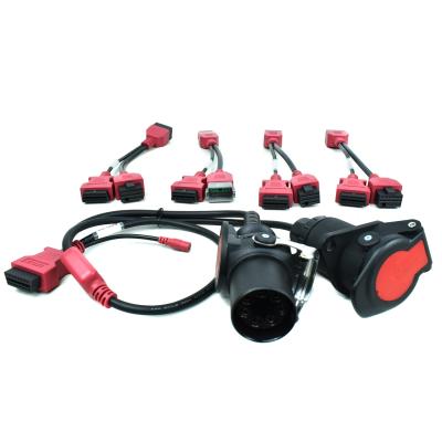 China XTRUCK OLD K-CABLE PROTOCOL ADAPTER EBS ABS CABLE FOR WABCO KNORR 7P DIAGNOSTIC CABLE FOR TRAILER for sale