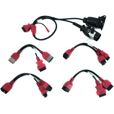 China XTRUCK OLD K-CABLE PROTOCOL ADAPTER EBS ABS CABLE FOR WABCO KNORR 7P DIAGNOSTIC CABLE FOR TRAILER for sale