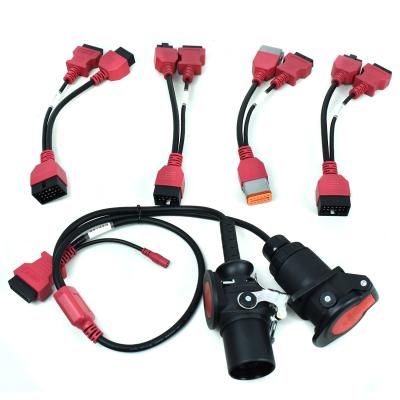 China XTRUCK OLD K-CABLE PROTOCOL ADAPTER EBS ABS CABLE FOR WABCO KNORR 7P DIAGNOSTIC CABLE FOR TRAILER for sale