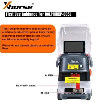 China Xhorse Dolphin II XP-005L XP005L Automatic Portable Key Cutting Machine with Adjustable Screen and Built-in Battery for sale