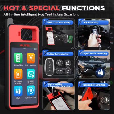 China 2025 Autel MaxiIM KM100 KM100E Universal Key Generator Kit Support Transponder Reading/ Cloning and IMMO Learning Free Update Online Lifetime for sale