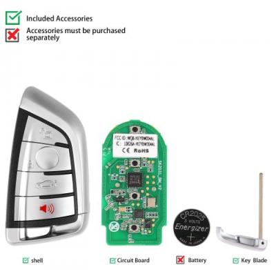 China utel MaxiIM KM100 KM100E Universal Key Generator Plus 5pcs Autel Razor Style Universal Key Compatible with 700+ Car Makes for sale