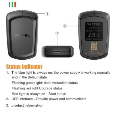 China Autel APB112 Smart Key Simulator Main Unit and USB Cable Set for IM608 IM508 for sale