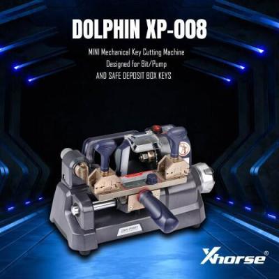 China 2025 Xhorse Dolphin XP-008 XP008 Key Cutting Machine Mini Mechanical for Special Bit/ Double Bit Keys for sale