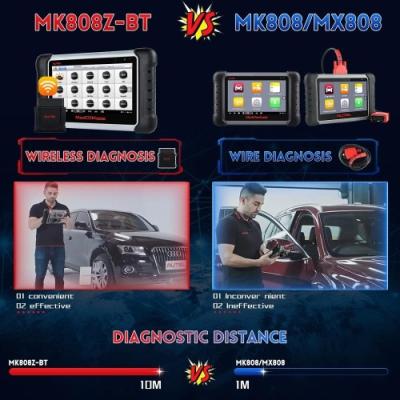 China Autel MaxiCOM MK808Z-BT Bi-Directional Diagnostic Scanner Upgraded of MK808/MK808S/MX808 Compatible with BT506/MV108 for sale