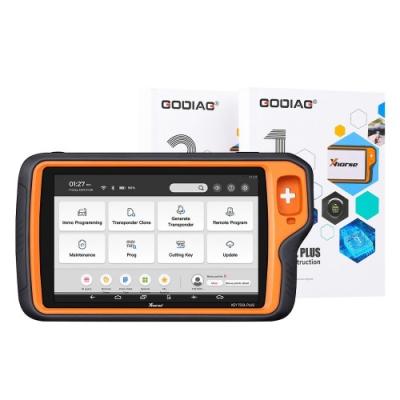 中国 Xhorse VVDI Key Tool Plus Pad GODIAG 実用指導書 1&2冊セット購入で、1年間のMBとID48 96bitトークン無制限利用権をプレゼント 販売のため