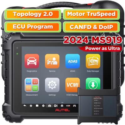 China 2025 Autel Maxisys MS919 Diagnostic Scanner 5-in-1 VCMI, ECU Programming & Coding, Topology Module Mapping, Same as MS Ultra Upgraded of MS909 for sale