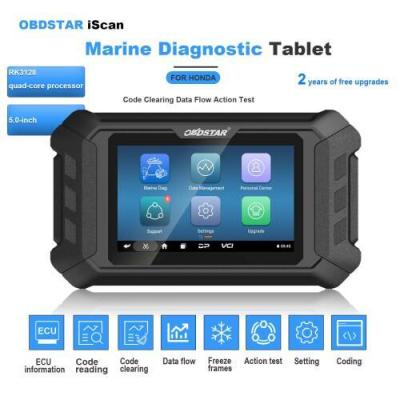 China OBDSTAR iScan for HONDA Marine Diagnostic Tablet Code Reading Code Clearing Data Flow Action Test for 2004 -2022 Jet Skil Outboard Model for sale