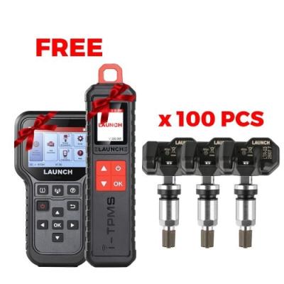China Buy 100pcs Launch LTR-03 RF Sensor 315MHz & 433MHz TPMS Sensor Tool Metal & Rubber Get Free Launch i-TPMS and Launch CRT5011E TPMS Relearn Tool for sale