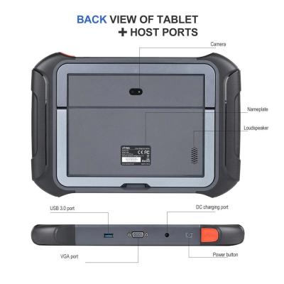 China XTOOL D9 Automotive Scan Tool Topology Map Bi-Directional Control ECU Coding Full Diagnostics & 42+ Reset Services Support DoIP & CAN FD for sale