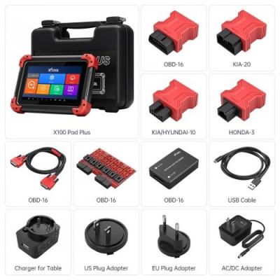 China XTOOL X100 PAD PLUS Key Programming Tool OE-Level All Systems Diagnostic and 28+ Services ABS Bleed Oil Reset for sale