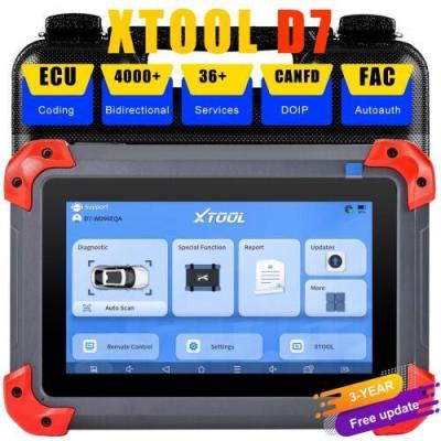 China XTOOL D7W D7WIFI Bi-directional All Systems Diagnostic & Key Programmer Support ECU Coding CAN FD & DOIP 40+ Services for sale