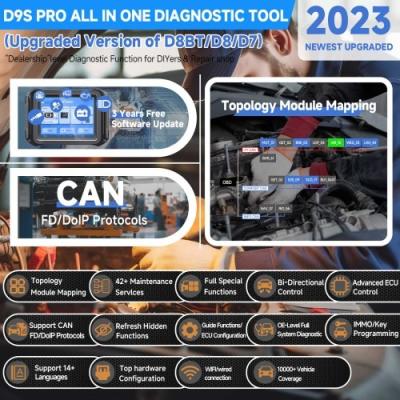 China 2025 XTOOL D9S Pro plus KS-1 KS01 Smart Key Emulator and KC501 Key & Chip Programmer for Toyota/ Lexus/ Scion All Keys Lost No Need Disassembly for sale