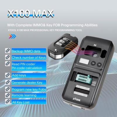 China 2025 XTOOL X100 MAX Auto Key Programmer IMMO Elite Diagnostic Tools With KC501 ECU Coding Full Bidirectional Control Update of X100 PAD3 for sale