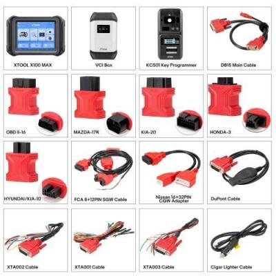 China 2025 XTOOL X100 MAX Auto Key Programmer IMMO Elite Diagnostic Tools With KC501 ECU Coding Full Bidirectional Control Update of X100 PAD3 for sale