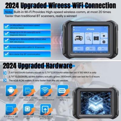 China 2025 XTOOL X100 MAX Auto Key Programmer IMMO Elite Diagnostic Tools With KC501 ECU Coding Full Bidirectional Control Update of X100 PAD3 for sale