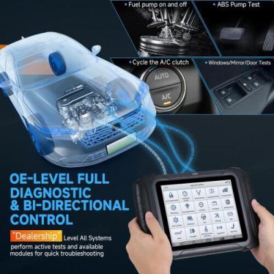 China 2025 XTOOL D8W WIFI OBD2 Scanner Car Diagnostic Tool With ECU Coding Active Test Key Programming 38 Resets CAN FD DOIP Topology for sale