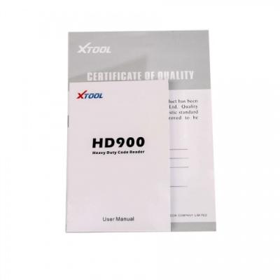 China Professional XTOOL HD900 Heavy Duty Truck Code Reader with Live Data and MIL Reset for sale