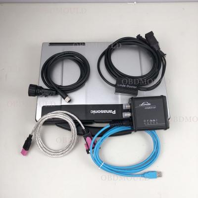 China Ferramenta de diagnóstico de empilhadeira Linde com interface e software Canbox à venda