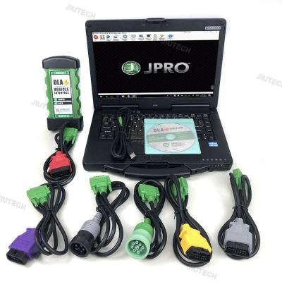 China CF53 laptop with 2024 DLA for  dla diagnostic tool+2.0 Vehicle Interface Diesel Newest software Heavy Duty Truck Scanner Diagnostic Tool for sale