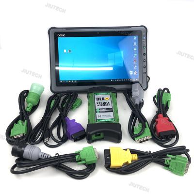 Китай JPRO DLA+ 2.0 Сканер диагностики грузовых автомобилей Heavy Duty с планшетом F110 продается