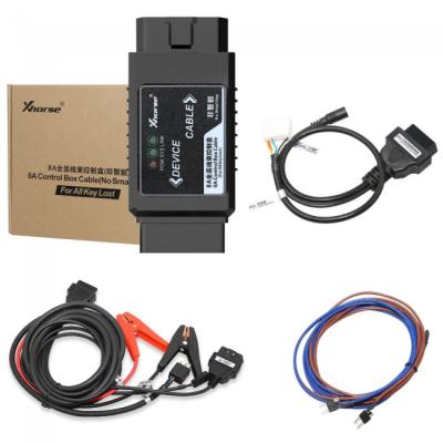 China Xhorse VVDI for T-oyota 8A Non-Smart Key All Keys Lost Adapter Via OBD No Disassembly Xhorse VVDI 8A Control Box Cable for sale