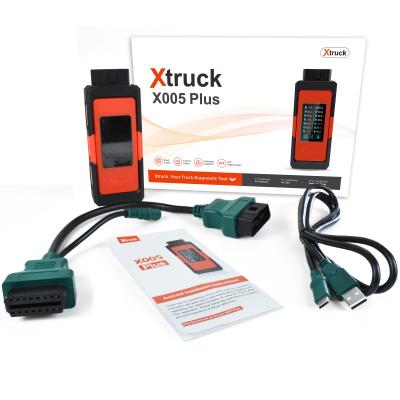 China Xtruck X005 Plus Bluetooth Truck Diagnostic Scanner for FAWDE SHACMAN SINOTRUK for sale