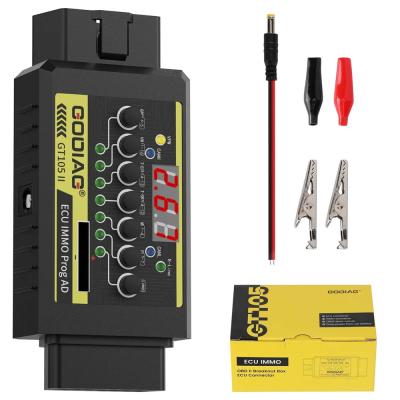 China GODIAG GT105 II ECU IMMO Prog AD Break Out Box ECU Connector GT105 II with Voltage Alarm Prompt Function for sale