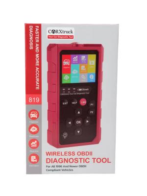 China Xtruck 819 Handheld Car OBDII Diagnostic Scanner I/M Readiness, Oxygen Sensor Test Tool for sale
