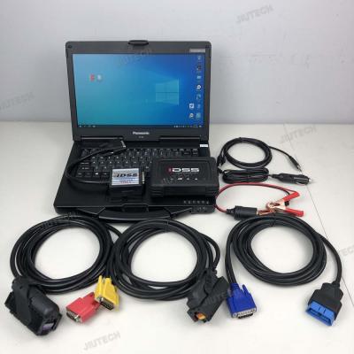 China Laptop CF53 con escáner de diagnóstico IDSS original de Isuzu con software versión 2025, hardware y software todo en uno, soporte multilingüe para diagnóstico de camiones y excavadoras en venta