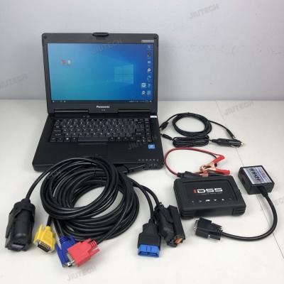 China Laptop CF53 con escáner de diagnóstico IDSS original de Isuzu con software versión 2025, hardware y software todo en uno, soporte multilingüe para diagnóstico de camiones y excavadoras en venta