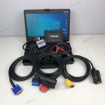 China Laptop CF53 con escáner de diagnóstico IDSS original de Isuzu con software versión 2025, hardware y software todo en uno, soporte multilingüe para diagnóstico de camiones y excavadoras en venta