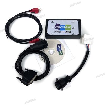 China Getac V110 laptop + For Doosan uvim Excavator Forklift Engine Fault Detector DDT SCR DPF DCU ECU Scanner Fault Diagnostic Tool for sale